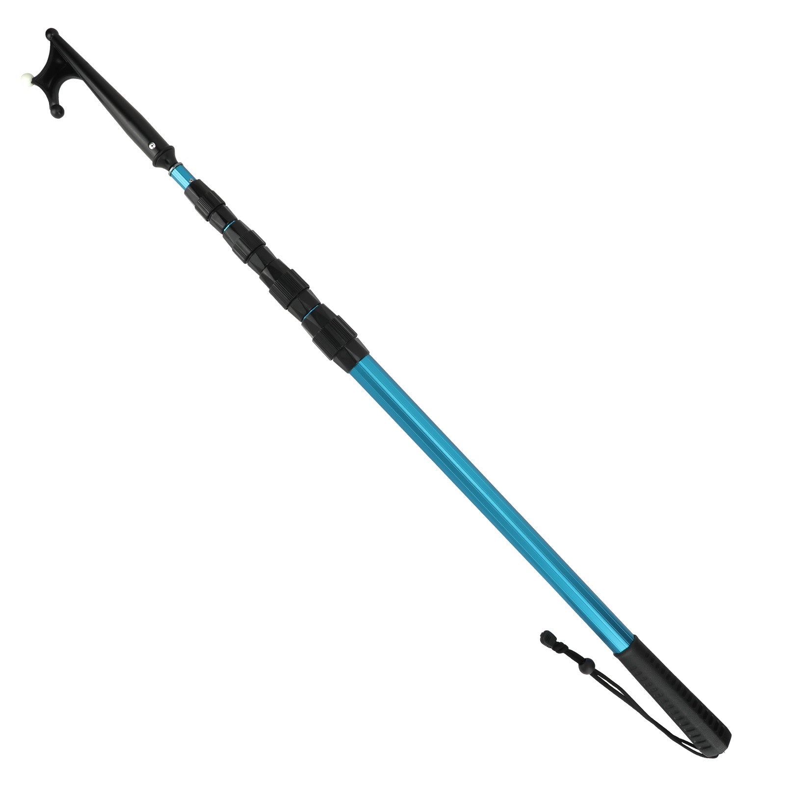SANLIKE 2M/3.6M Boat Hooks Aluminum Tube Telescopic Adjustable Pole Fl ...