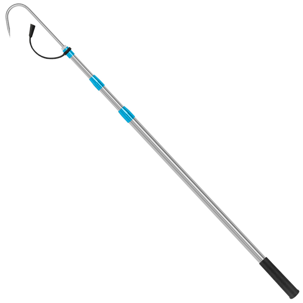 SANLIKE Telescopic Fish Gaff with Stainless Fishing Spear Hook Tackle ...